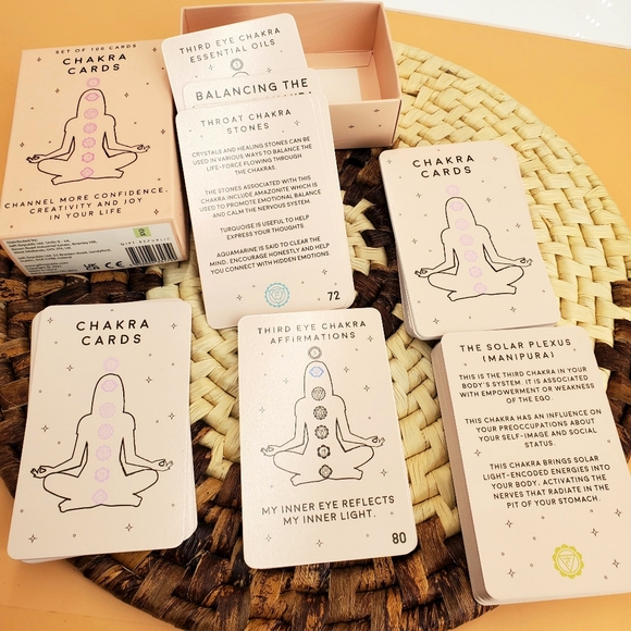 Gift Republic | Other | Chakra Card Set 0 Cards Channel More Confidence ...